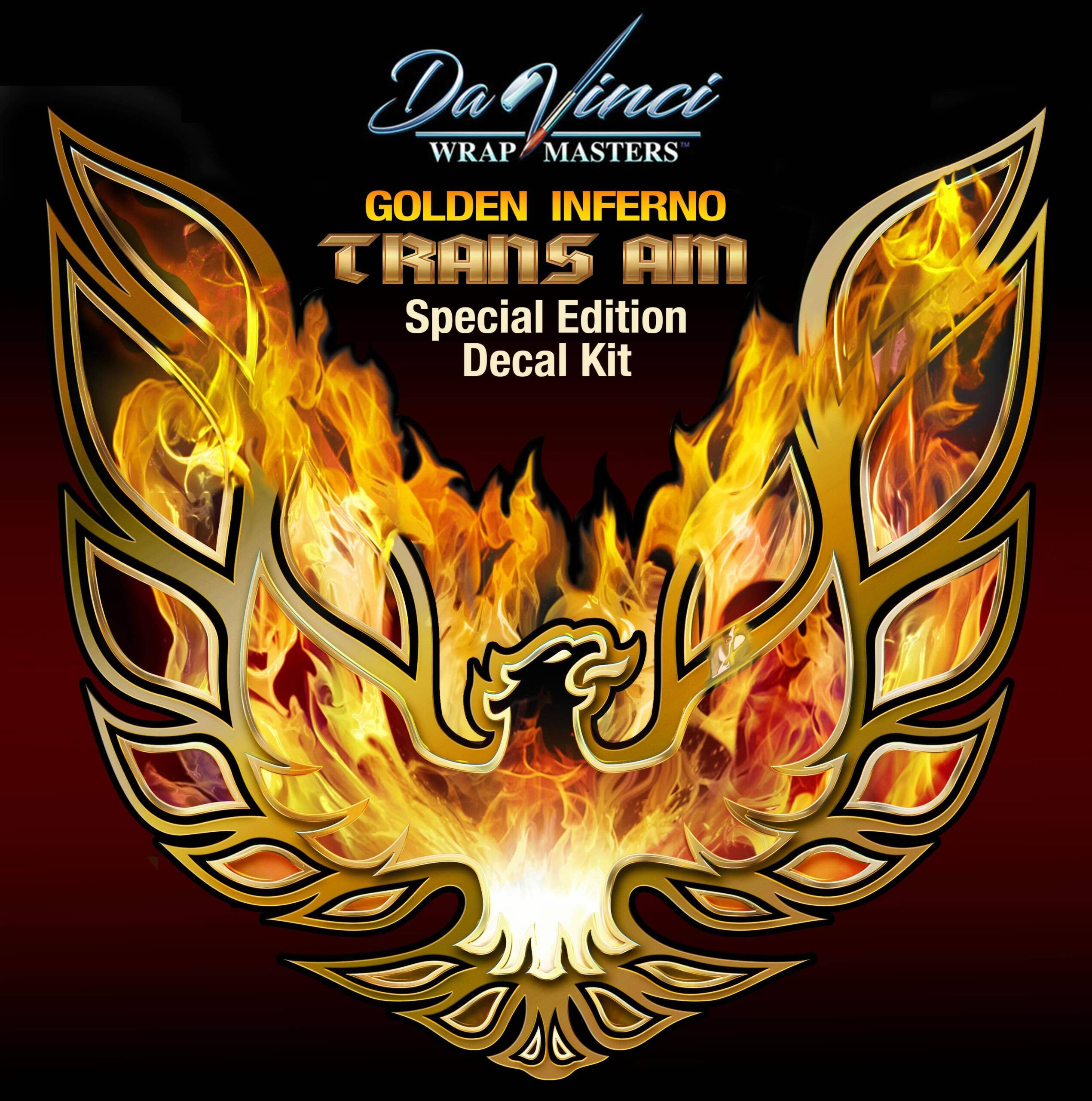 Golden Inferno TransAm Kit - DaVinci Wrap Masters